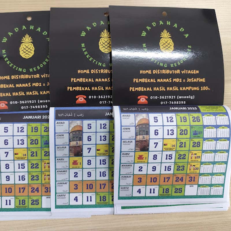 Print Kalendar Kuda 2026 - Tempah Kalendar Islamik Malaysia
